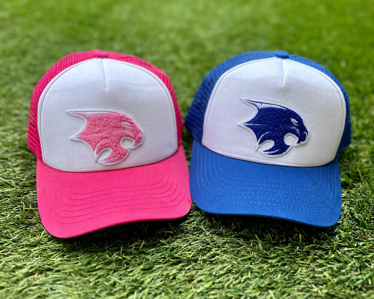 Fuzzy Bobcat Chenille Patch Trucker Hats (Various Styles) – The Barron ...