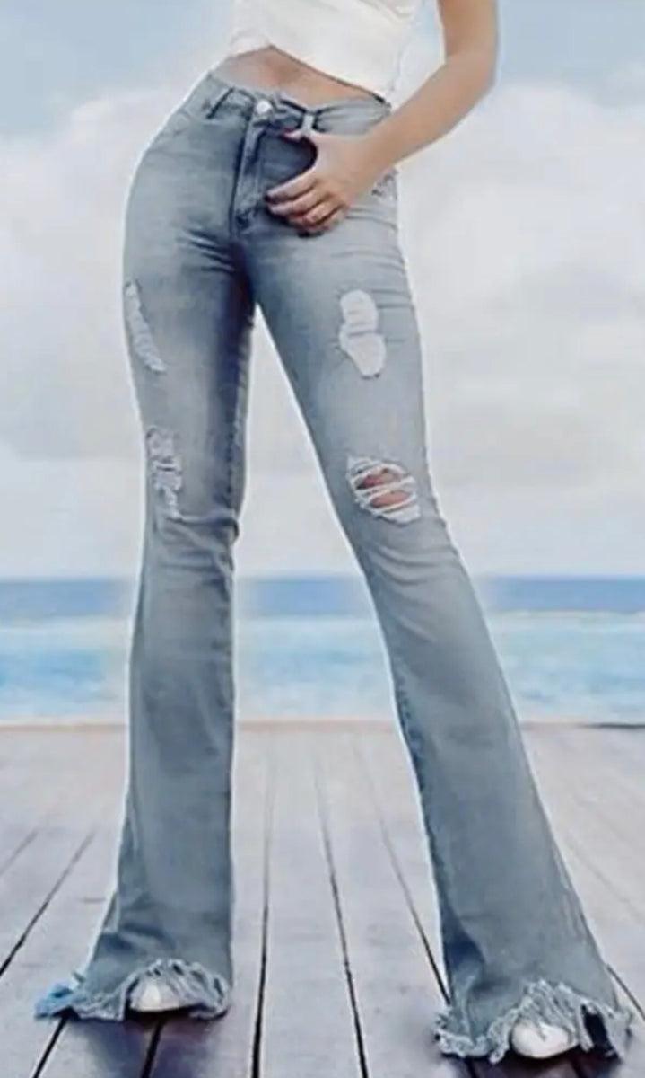 Raw and Ripped Denim Jeans – The Barron Boutique