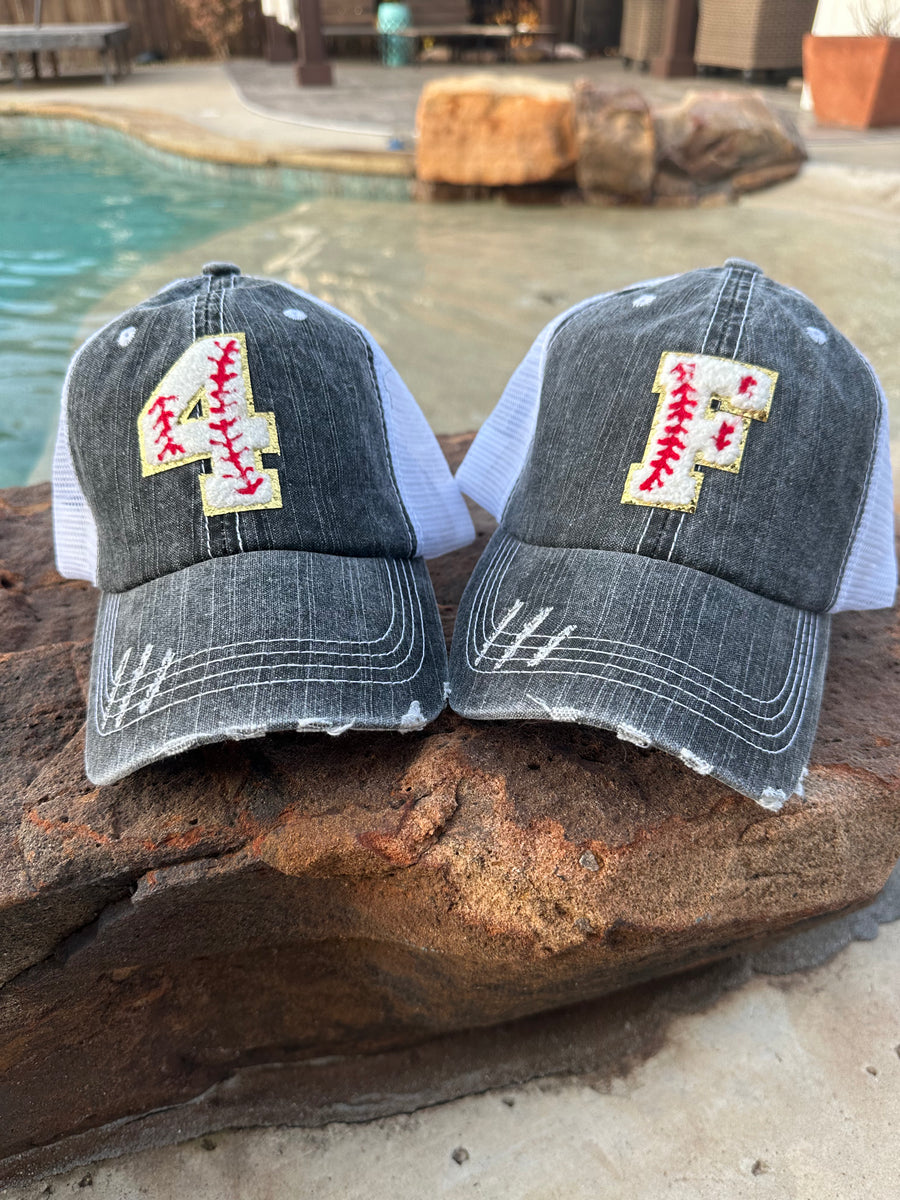 Custom Number Baseball Hats – The Barron Boutique